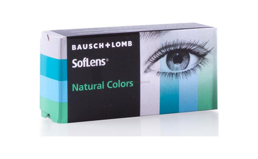 Lentilles unisexe bausch-lomb soflens natural color topaz - Optic'Eco